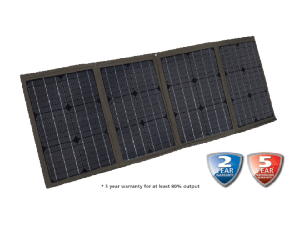 PROJECTA MONOCRYSTALLINE 12 VOLT 80 WATT SOFT FOLDING SOLAR PANEL KIT ...