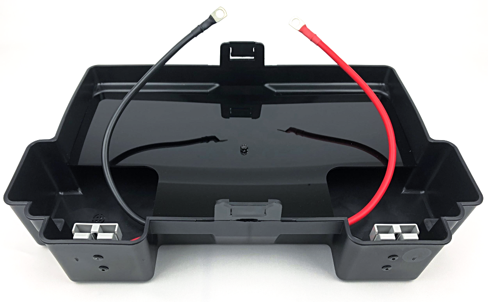 LIGHTNING Auxiliary Power Battery Box - Fits up to 120AH AGM Battery s ...