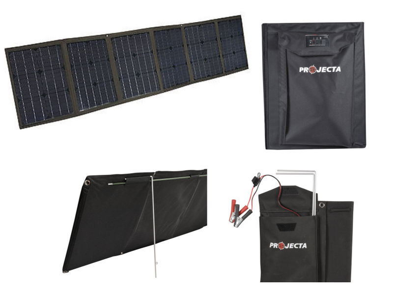 PROJECTA MONOCRYSTALLINE 12V 120W SOFT FOLDING SOLAR PANEL KIT (LP-SPM ...