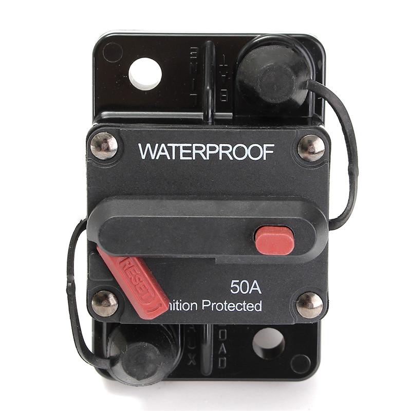LIGHTNING 50A MANUAL RESET CIRCUIT BREAKER - Ignition Protected (LP-MC ...