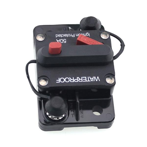 LIGHTNING 50A MANUAL RESET CIRCUIT BREAKER - Ignition Protected (LP-MC ...