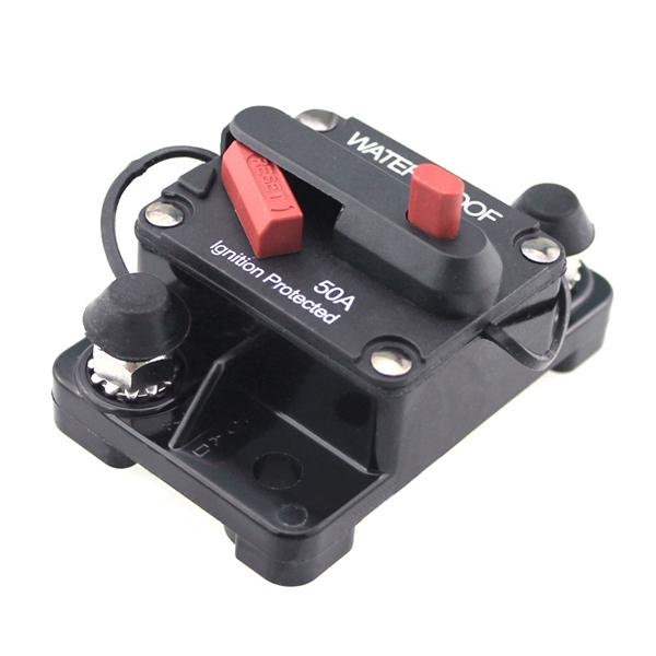 LIGHTNING 50A MANUAL RESET CIRCUIT BREAKER - Ignition Protected (LP-MC ...