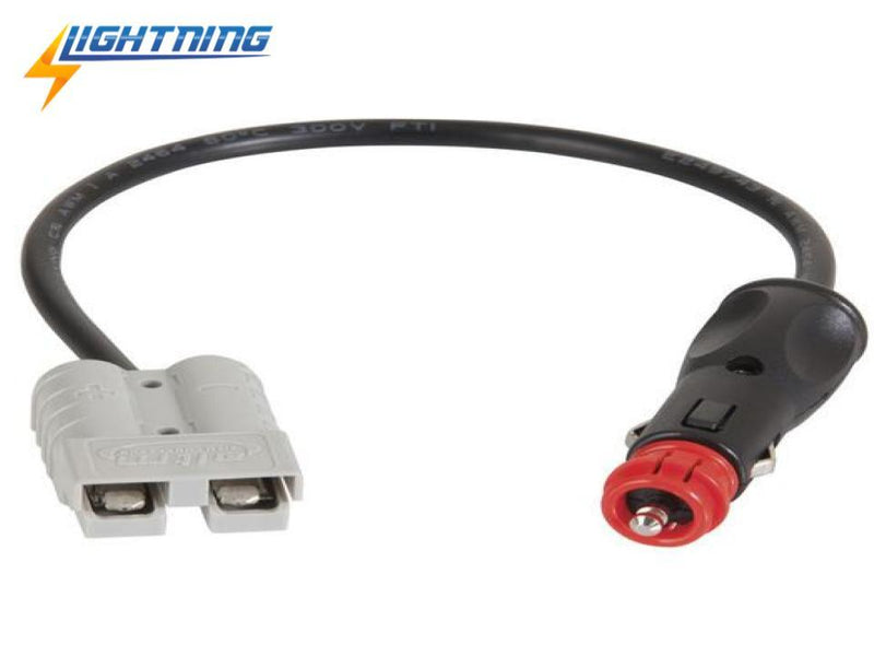 LIGHTNING Anderson Style Connector to Cigarette Plug Adapter (LP-A2CPA ...