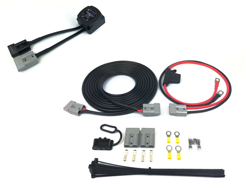 LIGHTNING Quick Connect Dual Battery Wiring Kit + VSR Isolator (LP-DBW ...